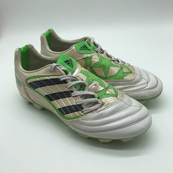 adidas | Shoes | Us Youth Sz5 Adidas Predator Soccer Cleats Green White ...
